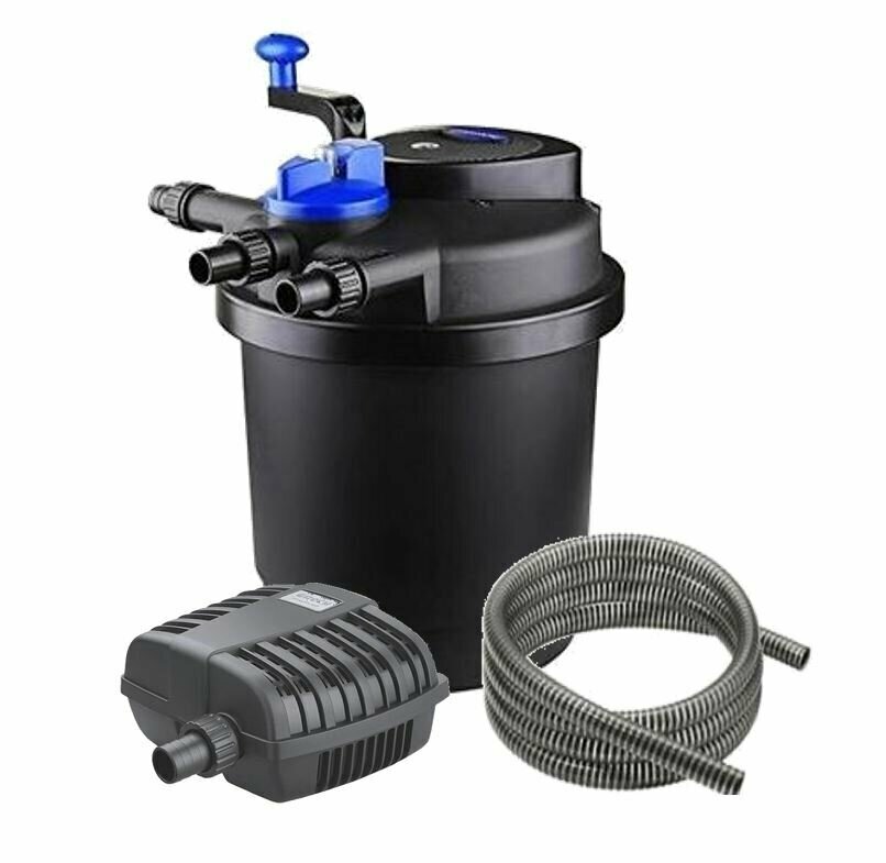 Комплект напорной фильтрации для пруда до 8м3 SUNSUN CPF2500T