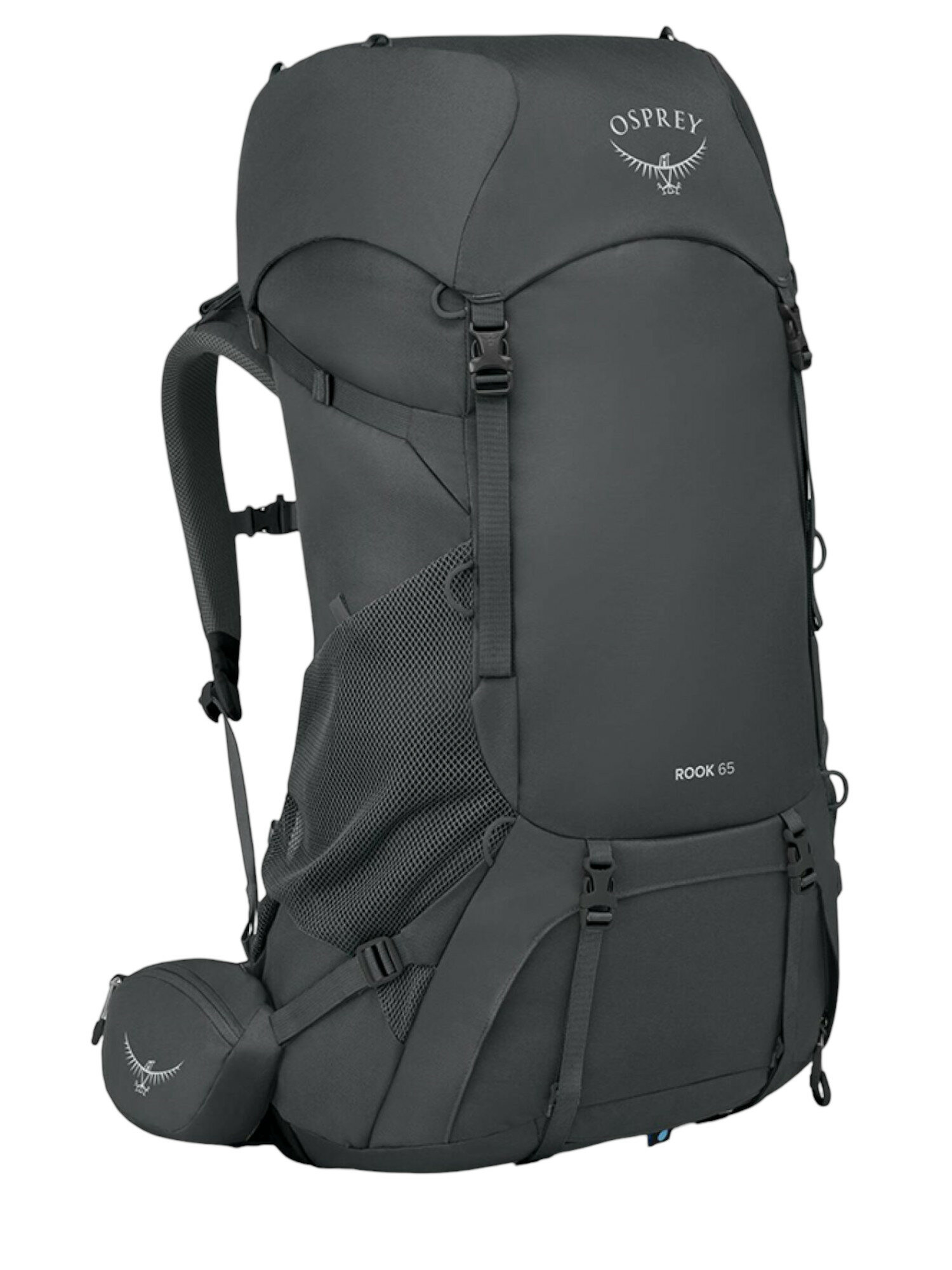 Рюкзак Osprey Rook 65 Dark Charcoal/Silver Lining