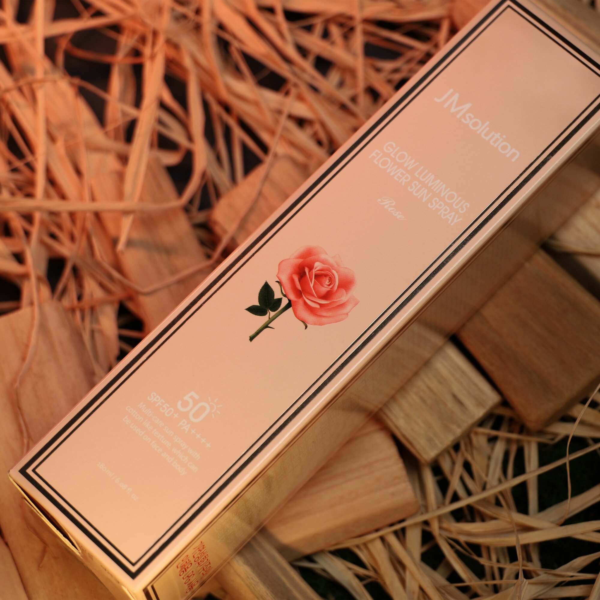 JMsolution Омолаживающий солнцезащитный спрей с экстрактом розы, SPF50, 180мл