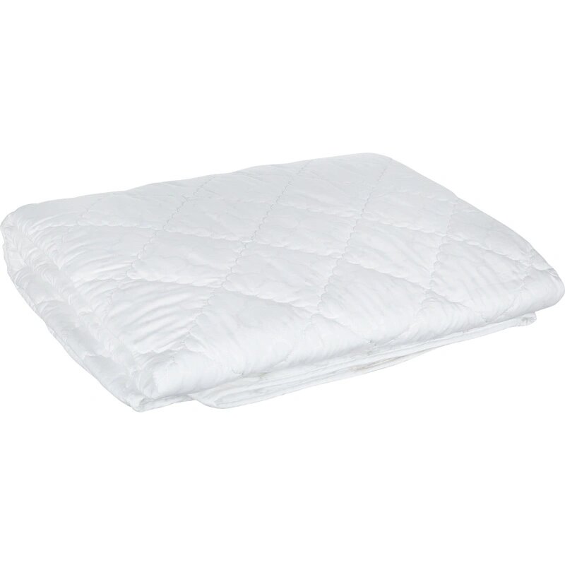 Одеяло Luscan 172х205 стег, кант, 200-250гр/м2 (холлофайбер/микрофибра), бел