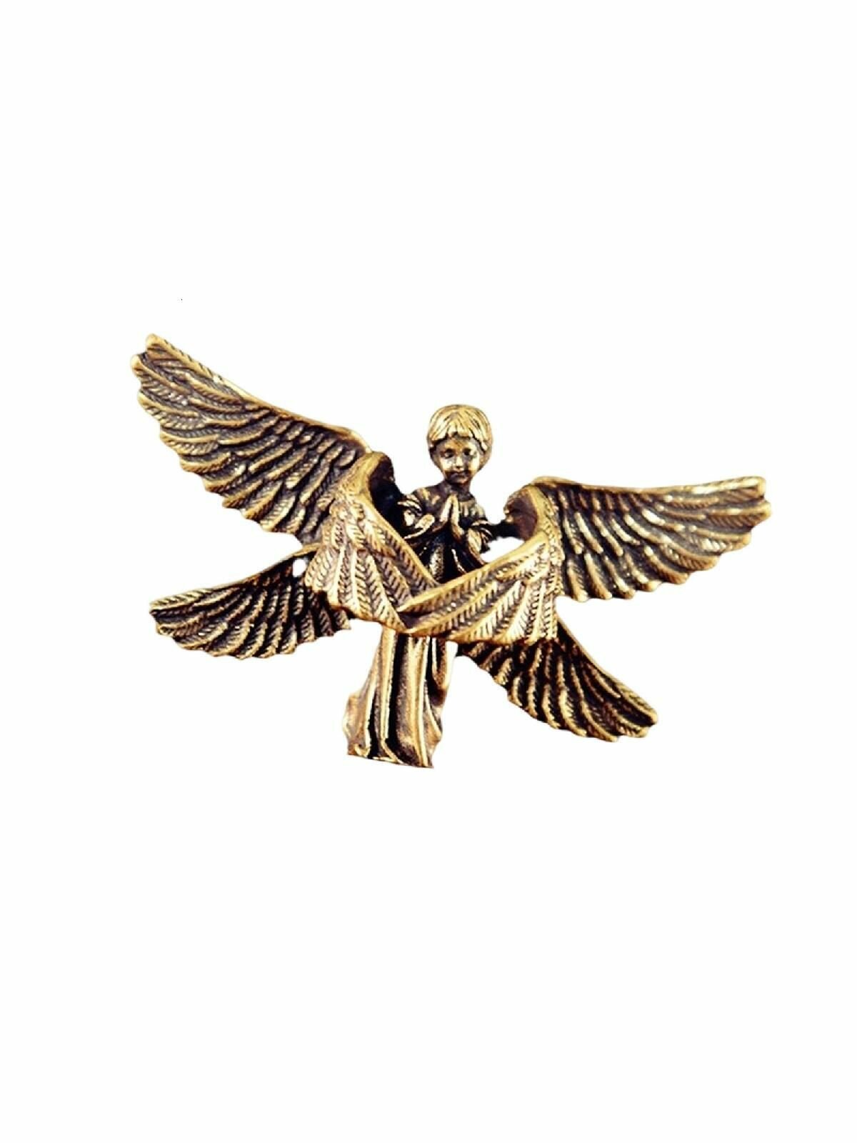 Статуэтка, Латунное украшение Angel-шестикрылый Ангел