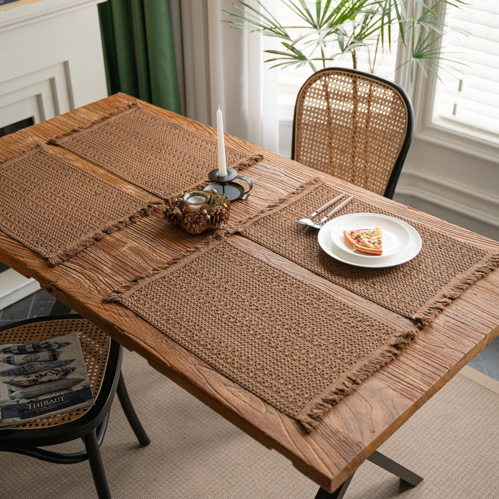 Салфетка для сервировки стола 45х30 см, прямоугольная, тканевая, подстилка под тарелку, 1 шт, Varman.pro