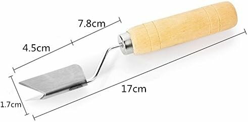 Кинжал для очистки ананаса V-образный из нержавеющей стали, нож для удаления глазков ананаса, инструмент для удаления семян фруктов 17 см, 1 шт