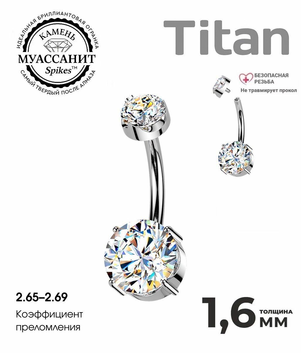 Пирсинг в пупок