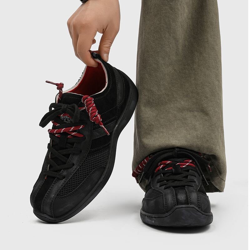 LUO Обувь мужская Зимняя для мужчин Черная обувь нагретая/Black