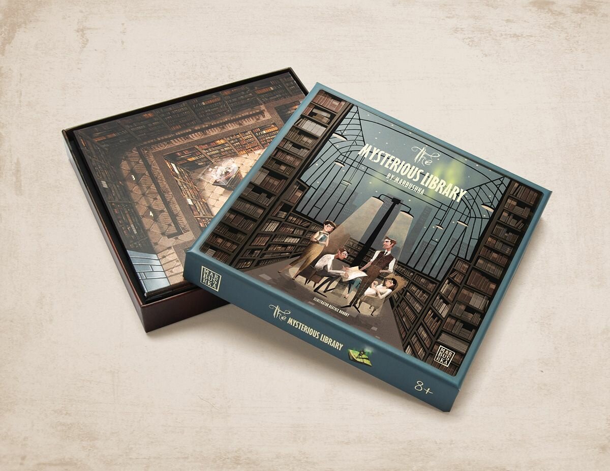 Настольная игра MARBUSHKA Mysterios library, Таинственная библиотека