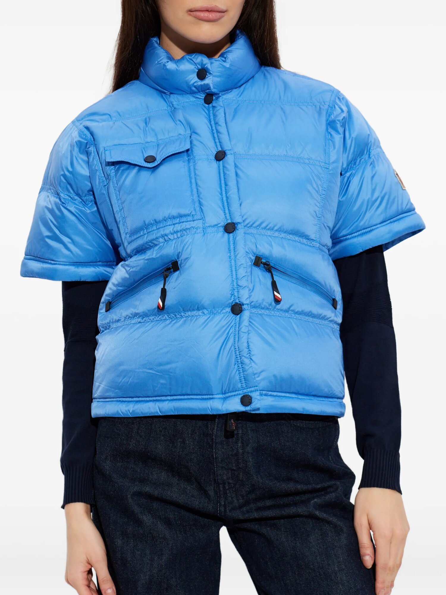 Куртка Moncler Day-Namic, размер 42, синий — фото 1
