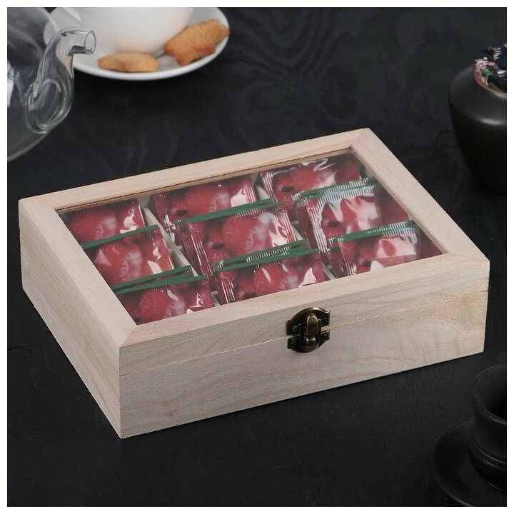 Шкатулка для чайных пакетиков "Simple" (9 ячеек)