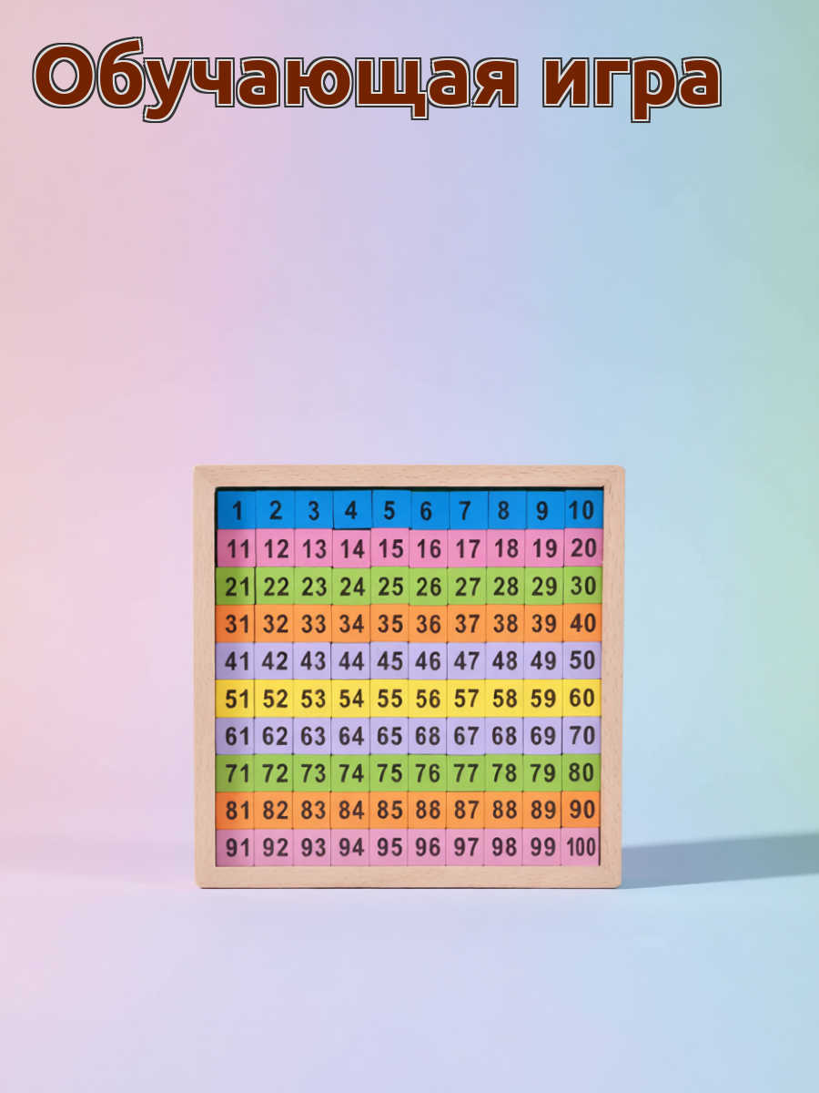Доска Для Счета Номеров Математическая Игрушка Для Детей 1 Набор 21.40X21.40X1.50Cm
