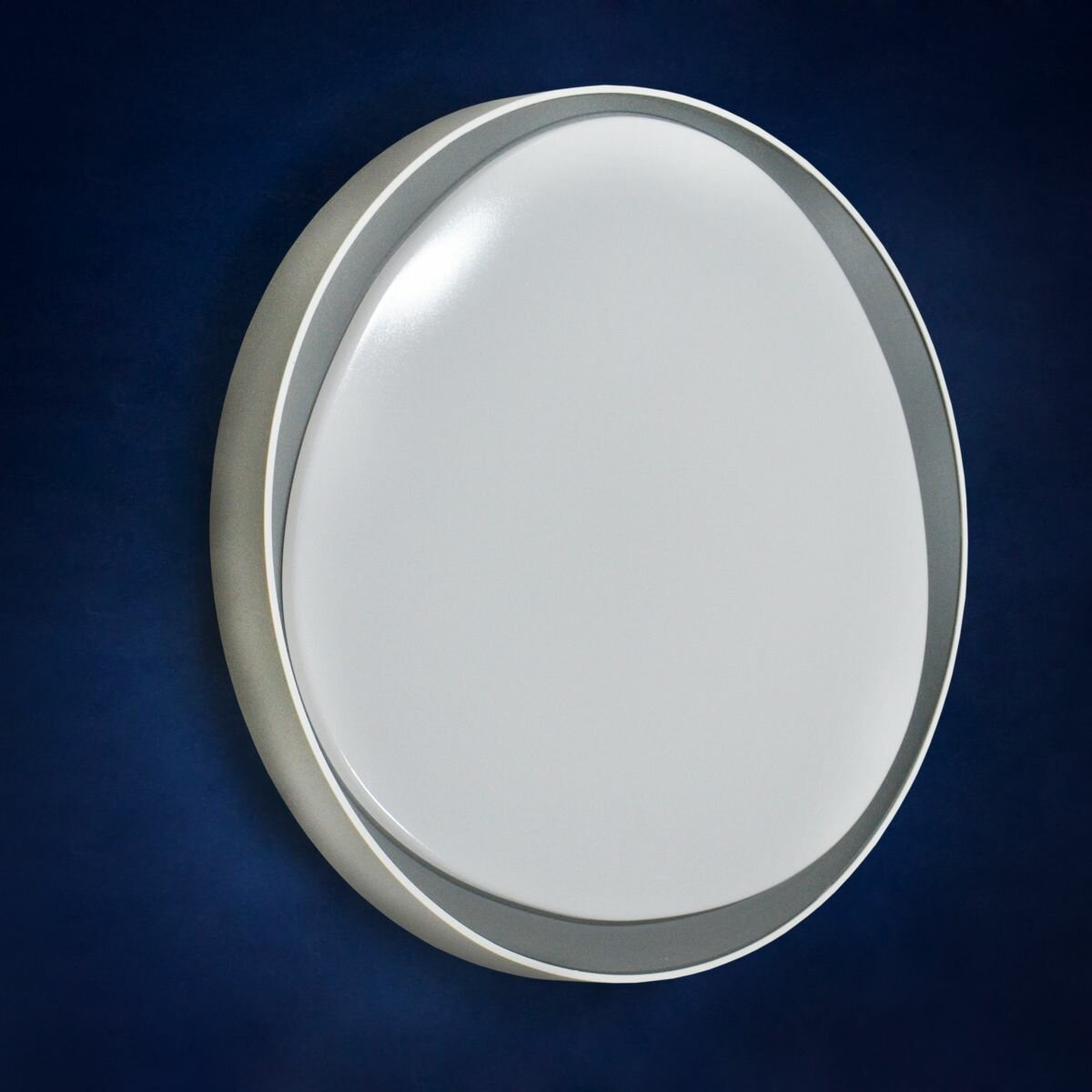 Светильник светодиодный VERNER LIGHTING акриловый, серый цвет, диаметр 500 мм, мощность 72 вт, 3 режима, пульт (8655/36W*2 )