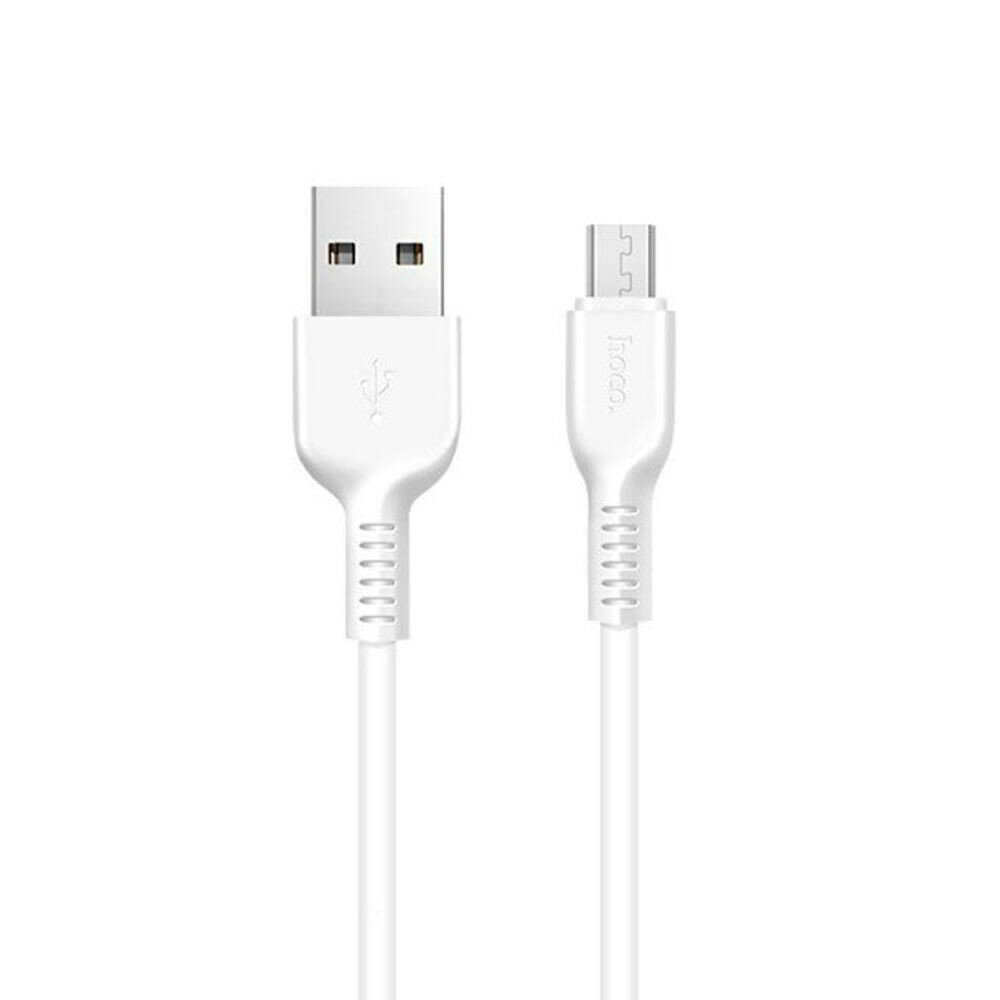 Кабель Micro USB - USB-A 2.0 / 1 метр / 2,4A / HOCO X20 белый
