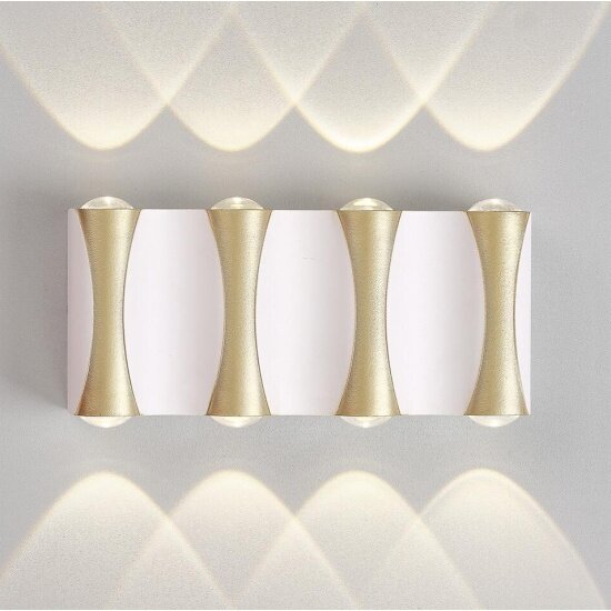 Настенный светодиодный светильник Crystal Lux CLT CLT 022W4 WH-GO 4000K