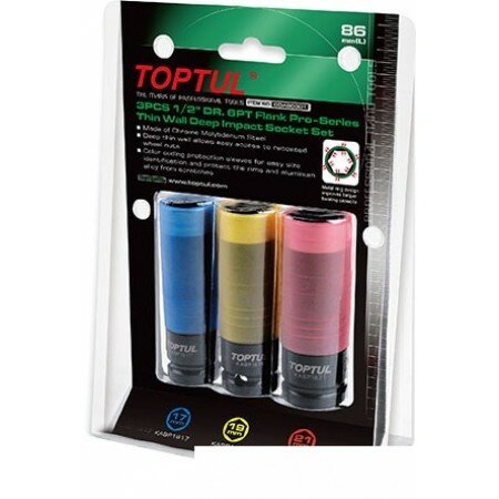 Набор трещотка с головками Toptul GDAS0301 (3 предмета)