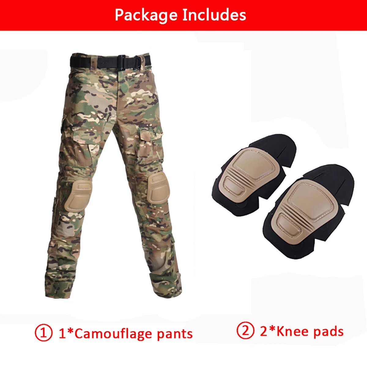 Тактические брюки камуфляжные HAN WILD, CP, 5XL(105-115kg)