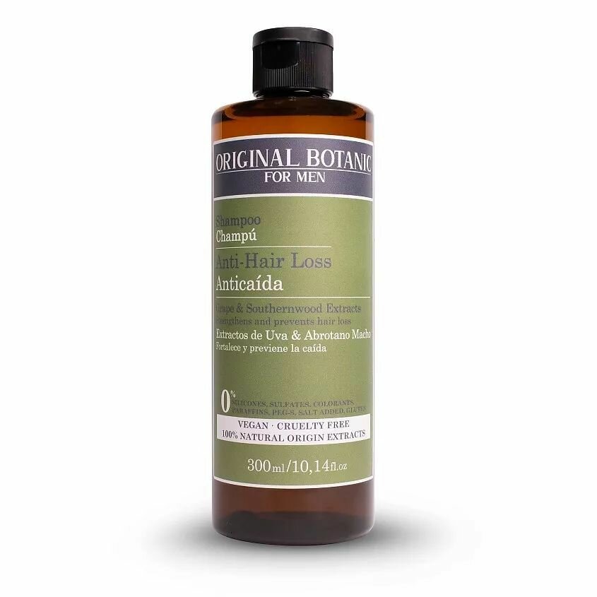 ORIGINAL BOTANIC Шампунь против выпадения волос для мужчин (Anti-Hair Loss Shampoo) 300 мл