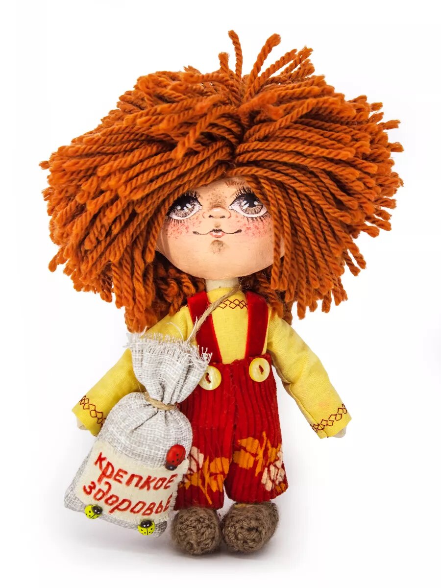 Домовёнок-кукла ручной работы оберег дома .