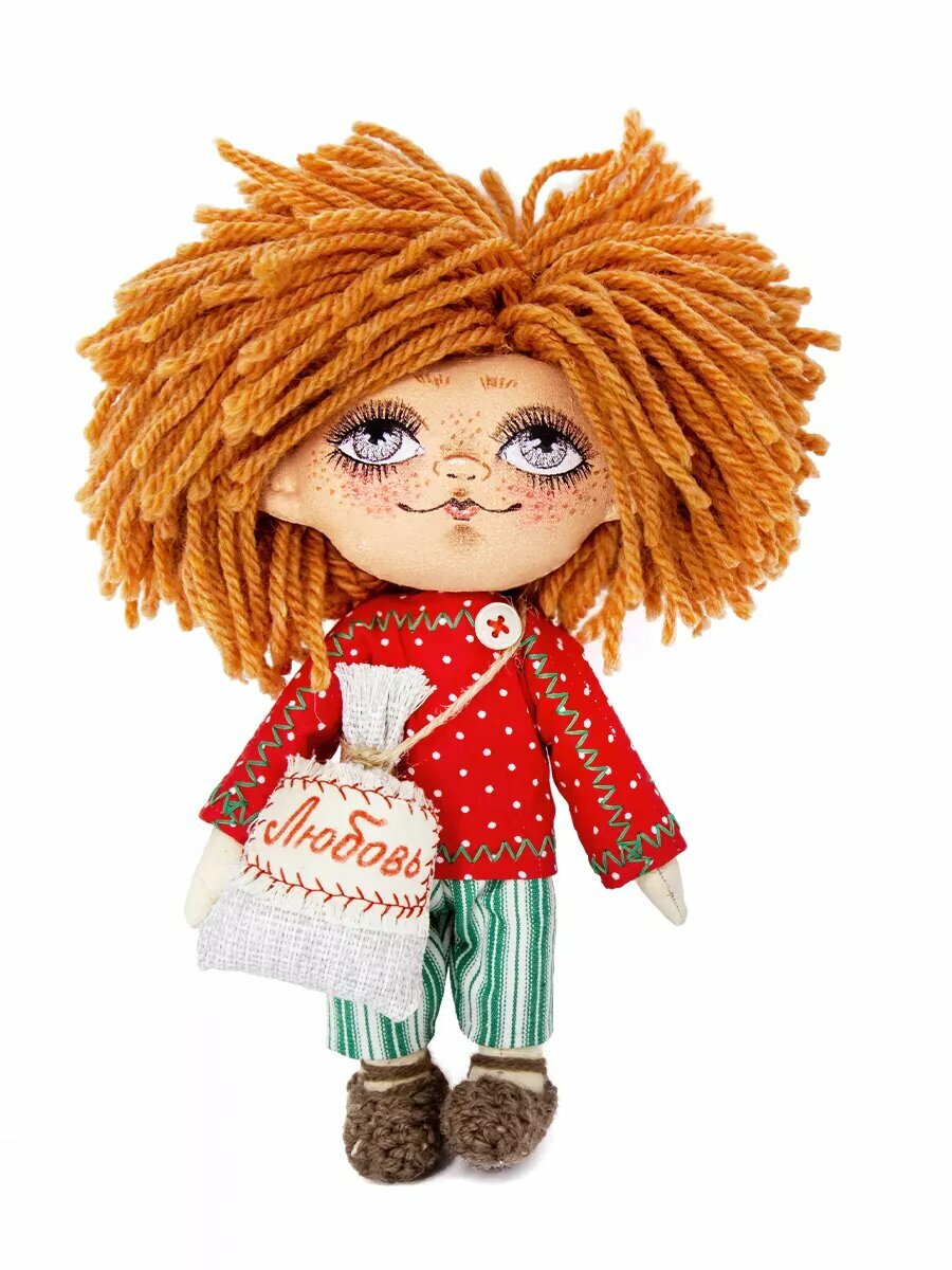 Домовёнок-кукла ручной работы оберег дома .