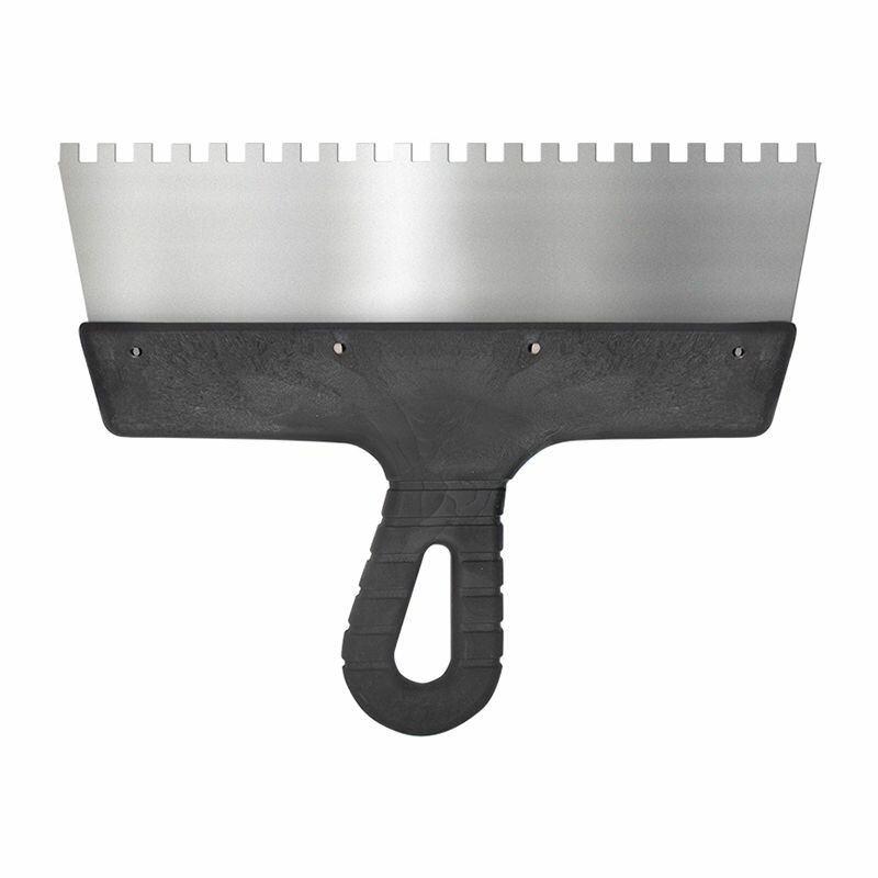 Шпатель фасадный 200 мм зуб 8х8 мм / BIBER 048248