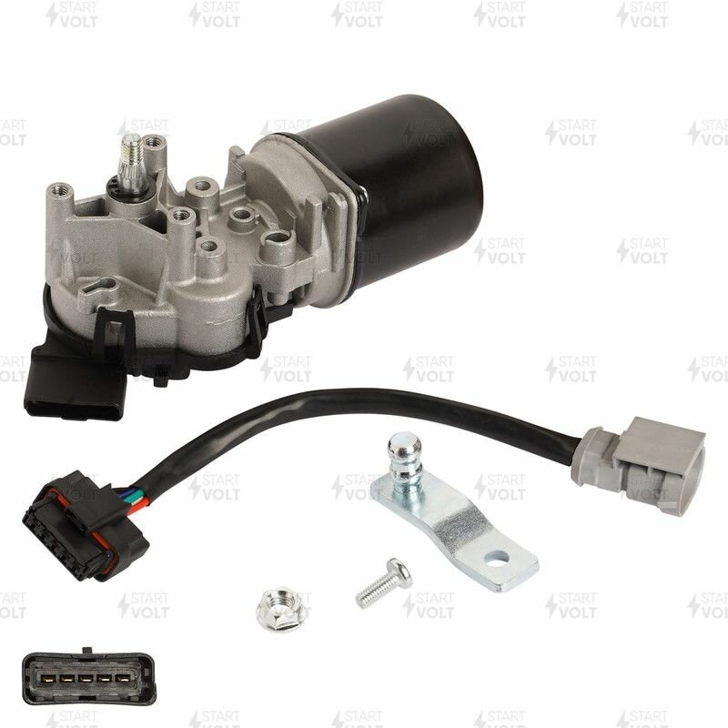 Мотор стеклоочистителя для а/м Renault Clio Symbol (00-)/Clio II (98-), передний, Startvolt VWF 0906