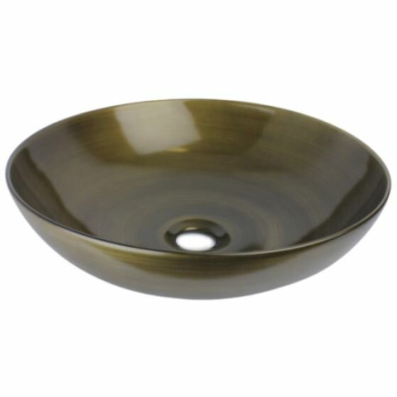 Раковина-чаша Bronze de Luxe (Бронз Де Люкс) Sphera 405х405х150 мм бронза (6203)