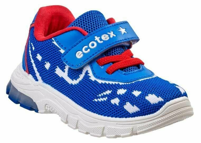 Кроссовки Кроссовки для мальчика ECOTEX STAR, Арт. 7-108TF, цвет: синий, Размер 29