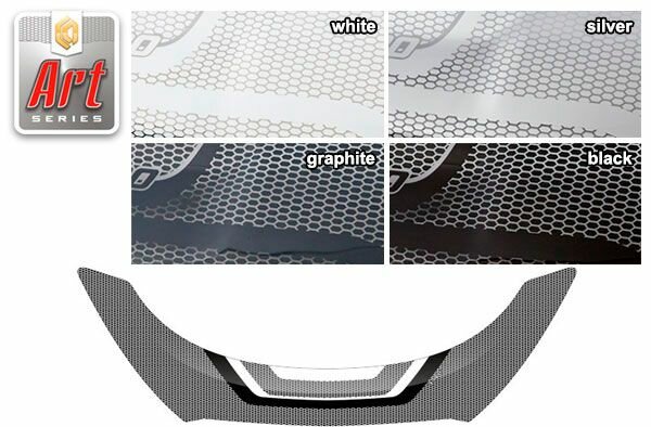 Дефлектор капота Kia Optima TF 2010-2016 Серия "Art" серебро exclusive