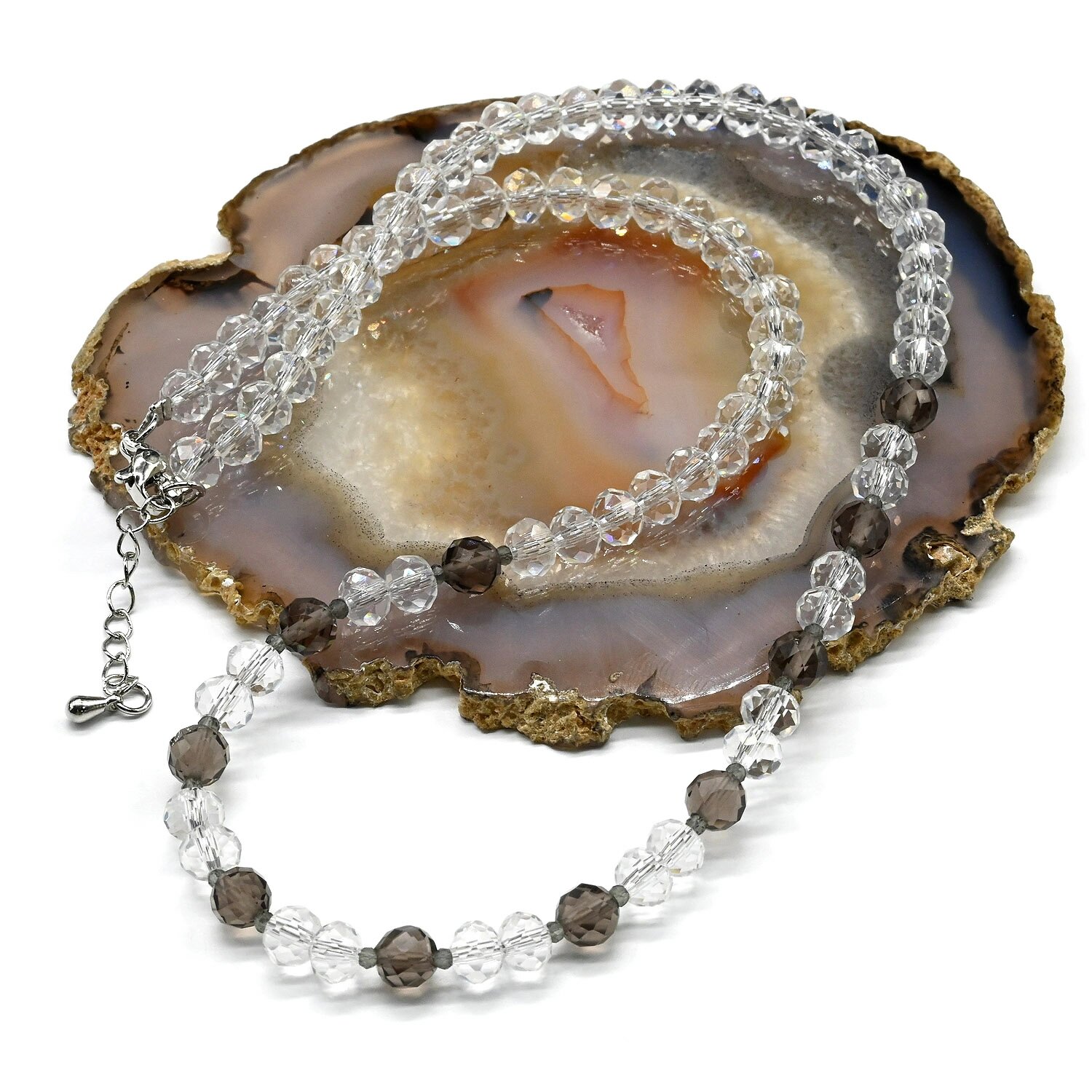 Бусы, топаз