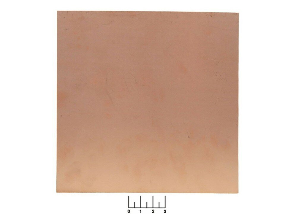 Стеклотекстолит фольгированный односторонний 150*150мм 0.5мм