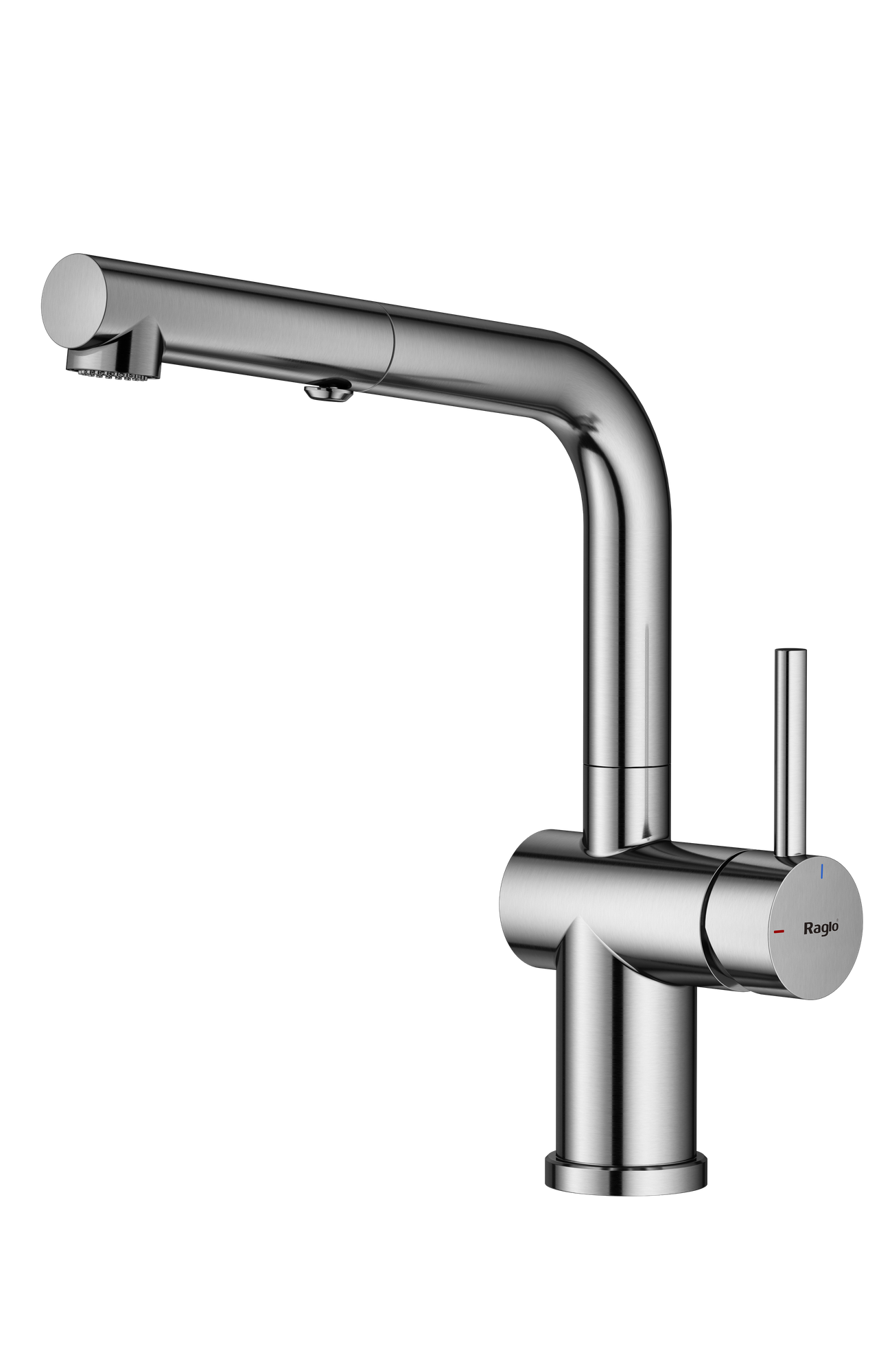 Смеситель для кухни с выдвижным изливом RAGLO R86.49.05 сатин