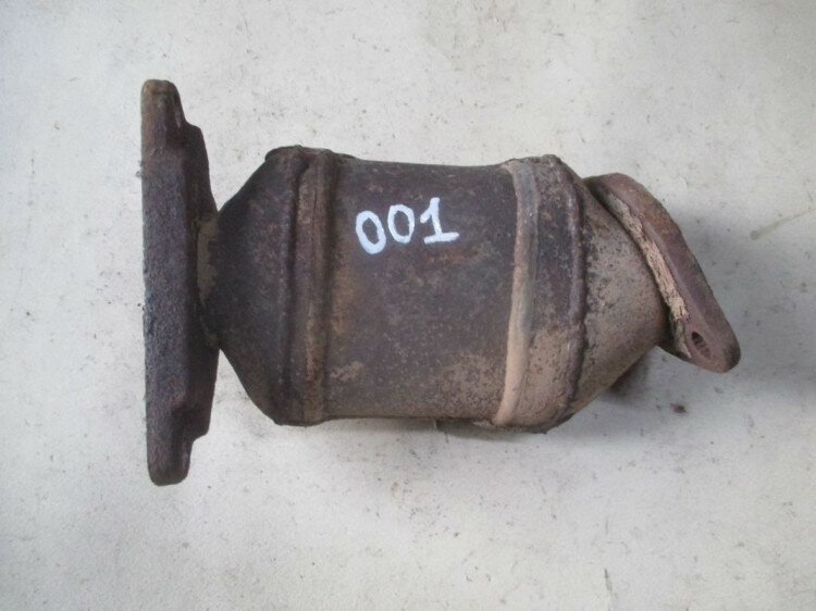 Катализатор 96344446 вертикальный Шевроле Ланос от коллектора выпускного - голый - N001