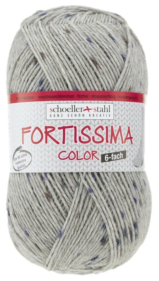 Пряжа Austermann 90007 Fortissima Color 6-fach TWEED-Effekt 150 г 410 м #0156
