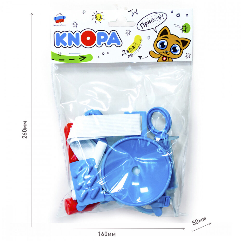 Набор доктора KNOPA «Лор», пластик, для ролевых игр, голубой/белый/красный, от 3 лет — фото 1