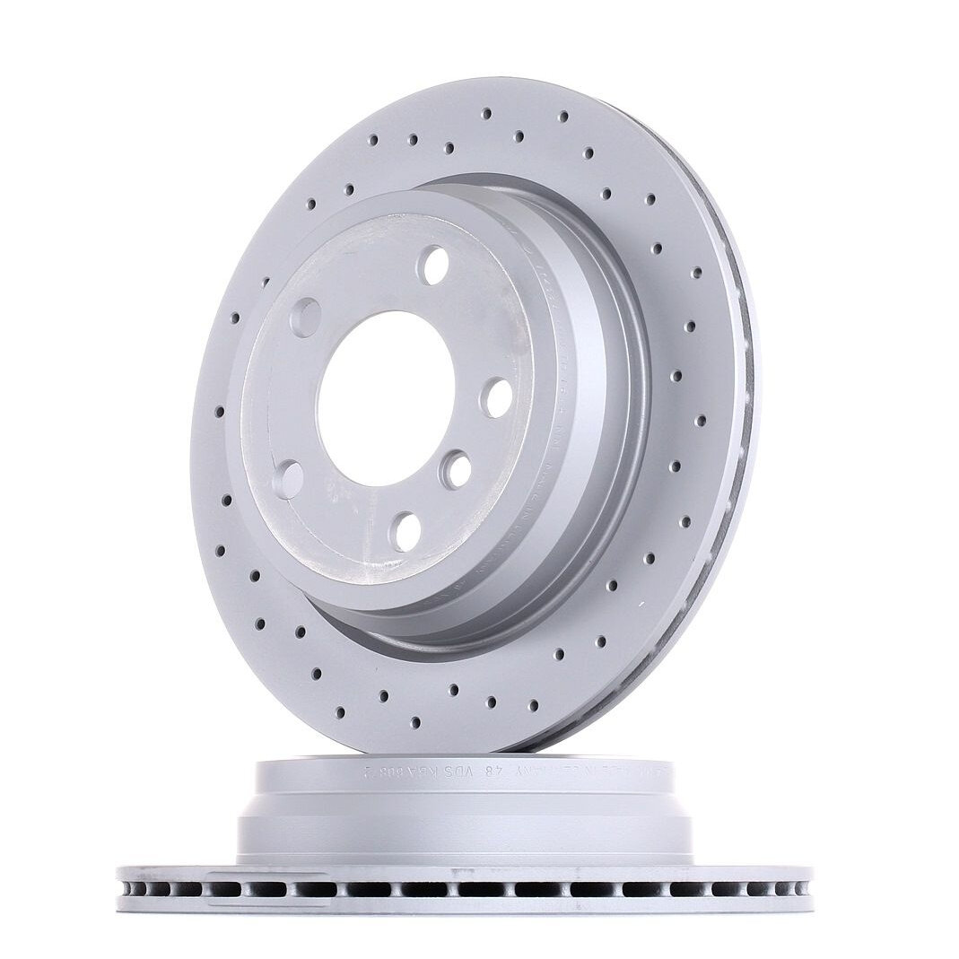 Диск тормозной для автомобиля BMW БМВ, ZIMMERMANN 150.2902.52 (2 шт.)