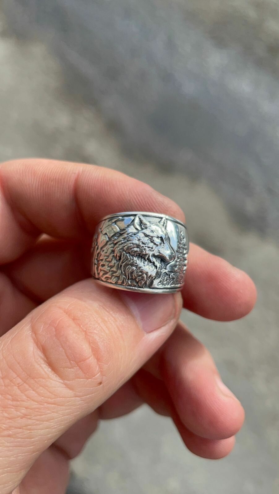 Кольцо, серебро, 925 проба, чернение