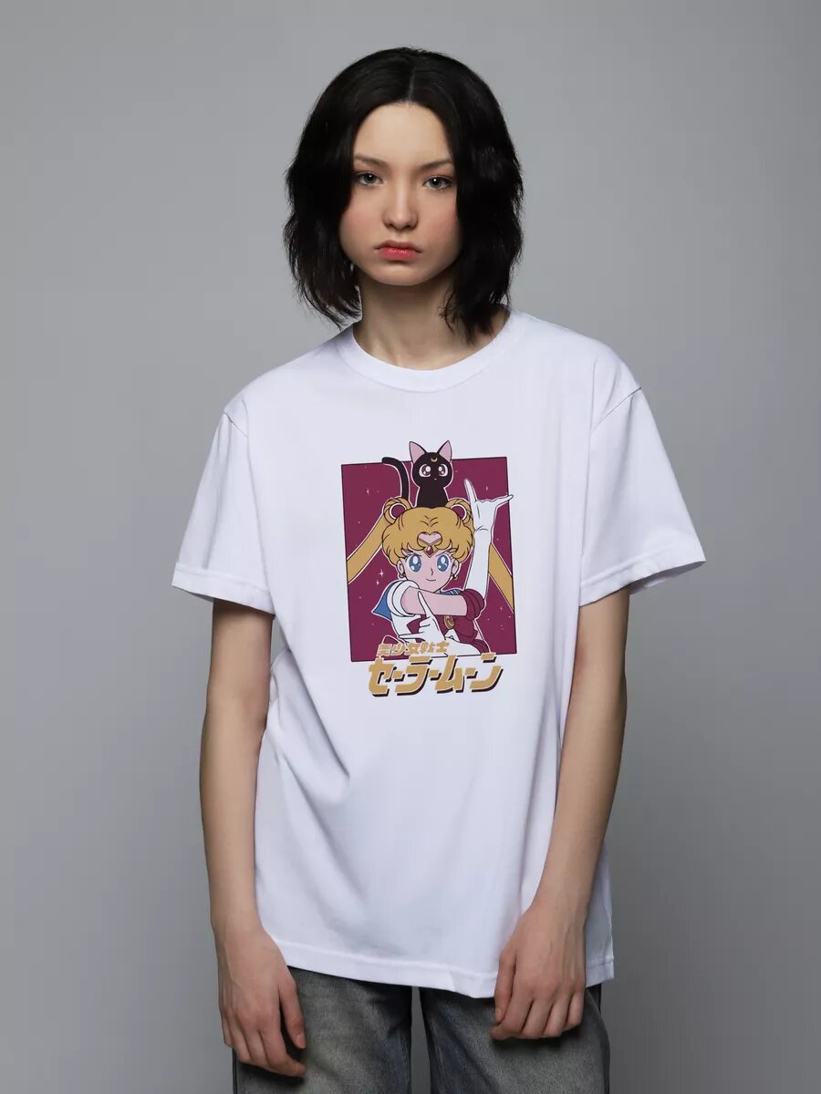Футболка с принтом Сейлор Мун