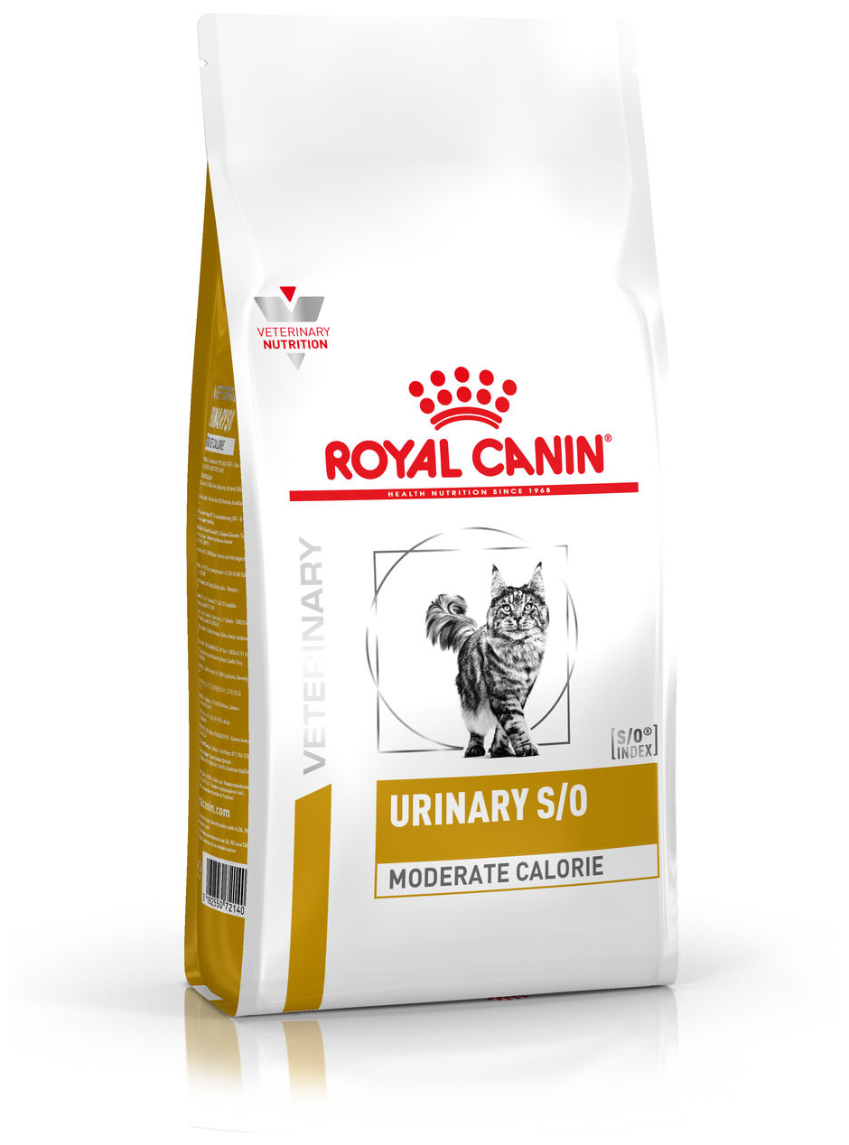 Сухой корм для кошек Royal Canin Urinary S/O Moderate Calorie при лечении и профилактике мочекаменной болезни 1,5 кг