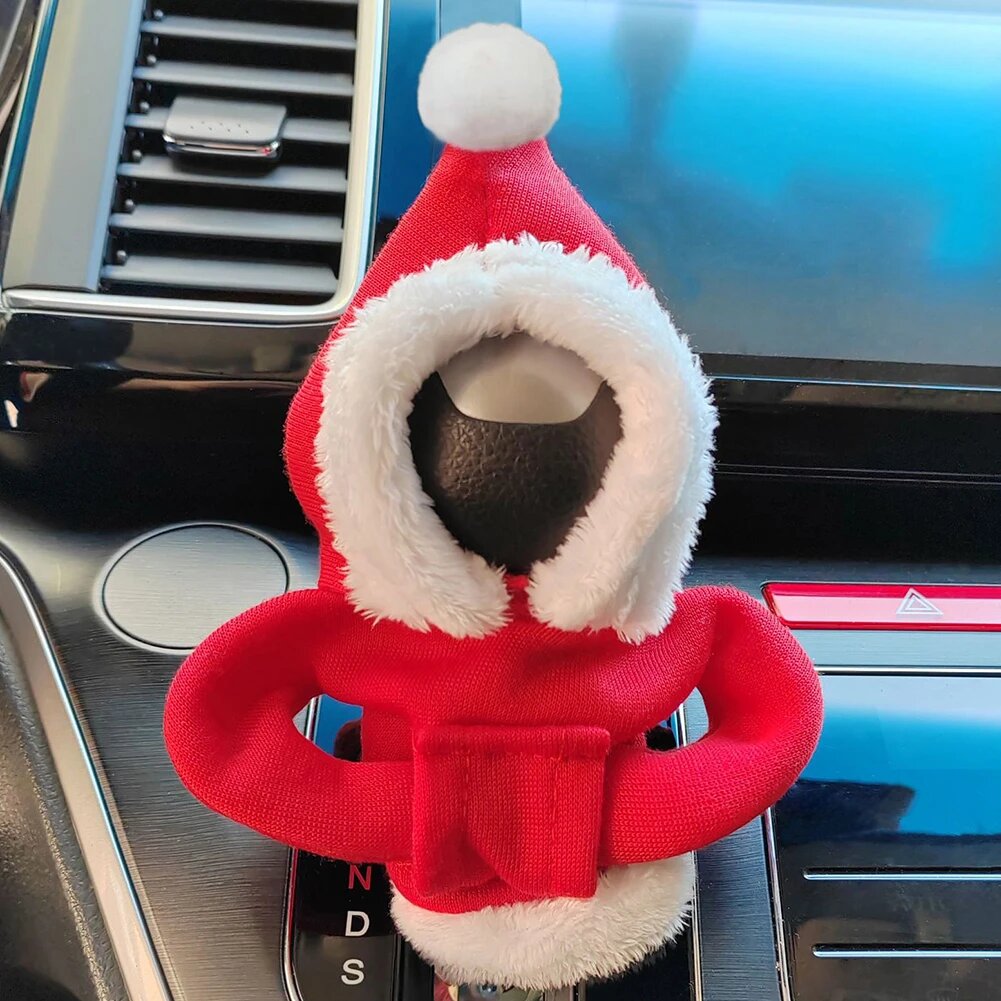 Чехол для рычага переключения передач автомобиля, худи для коробки передач автомобиля, худи для рычага переключения передач, чехол для рычага переключения передач автомобиля, худи для смены, Рождественский Декор D