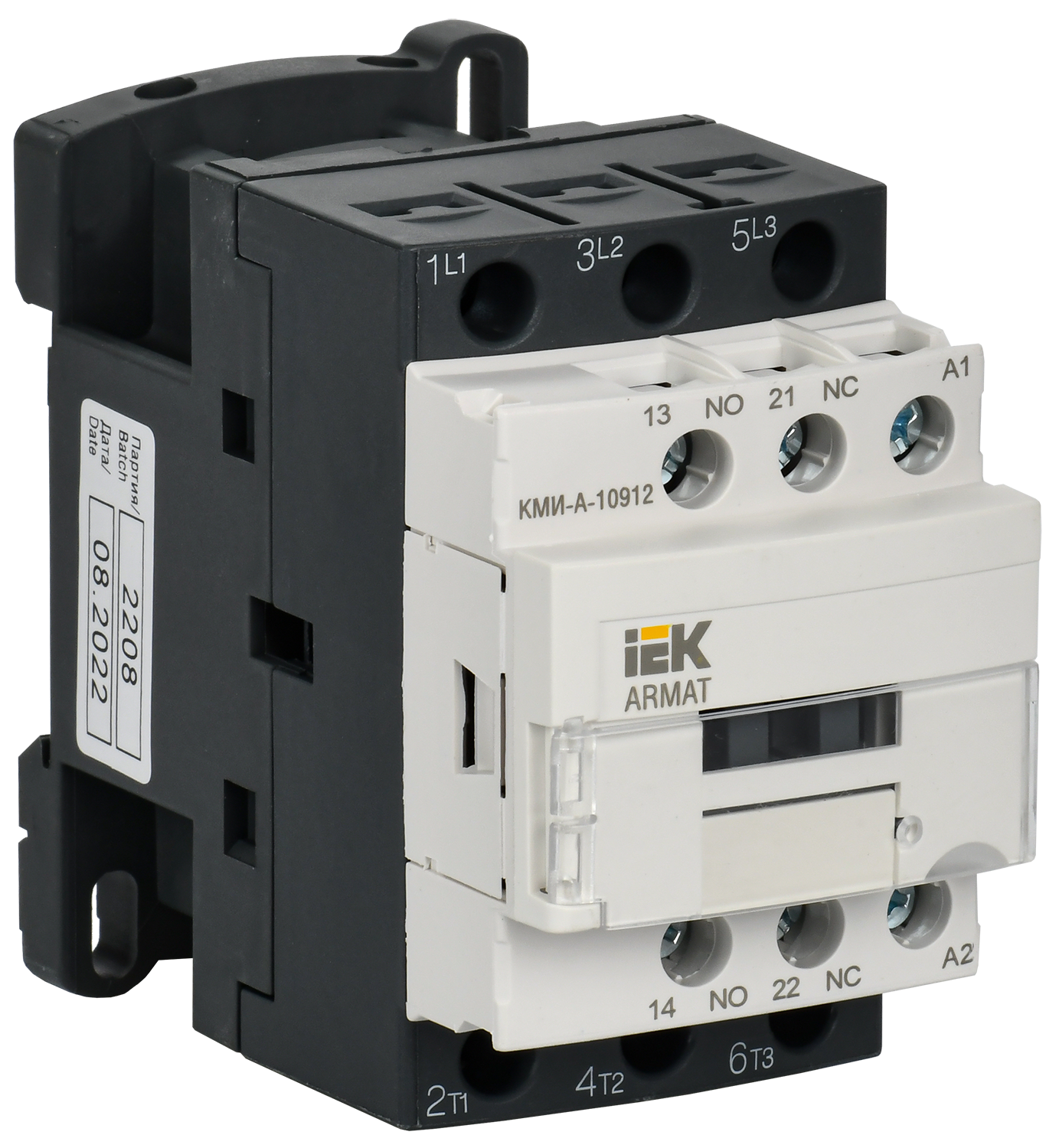 Контактор КМИ-А-10912 LC1D 9А 230В/АС3 1НО/1НЗ IEK AR-ACC-11-009-230-11