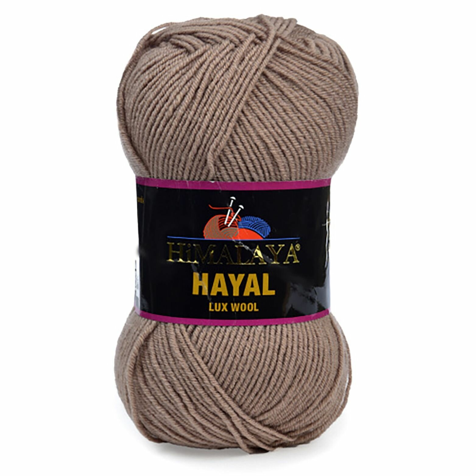 5 Мотков, Himalaya HAYAL LUX WOOL, 75% Акрил 25% Шерсть / 100 гр. - 250 м, Цвет-227-29