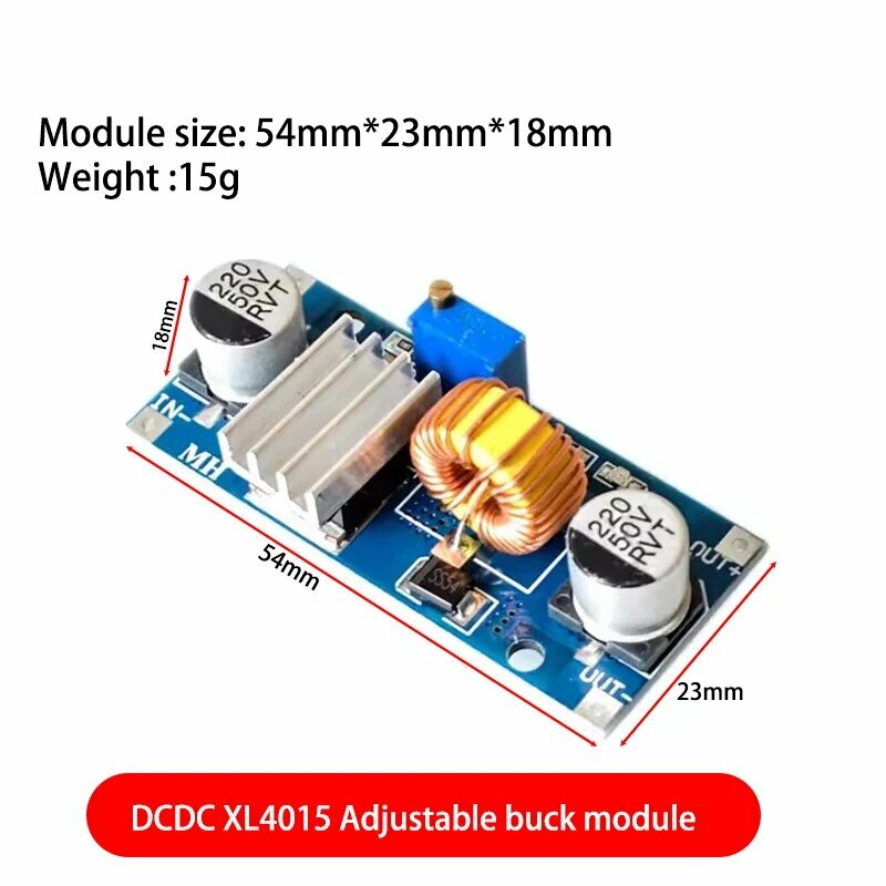 DCDC XL4015 Adjustable buck module, Color: XL4015