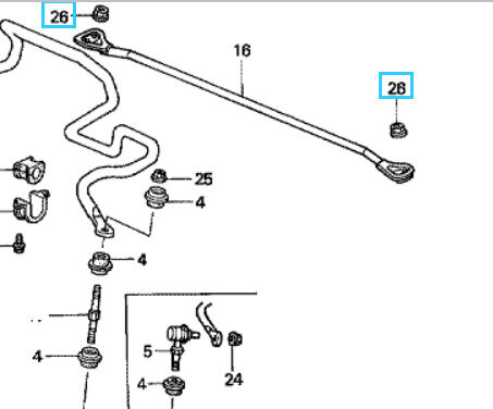 Гайка с фланцем 8мм; Артикул Honda/Acura: 9405008070 (Оригинал)