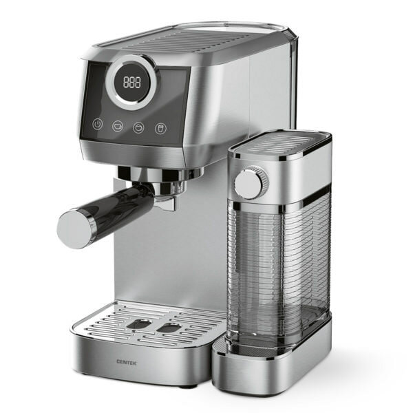 Кофеварка рожковая CENTEK CT-1170 серый металлик