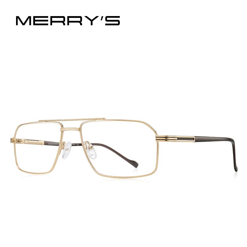 Мужские очки MERRYS S2313 из титана C04 Gold