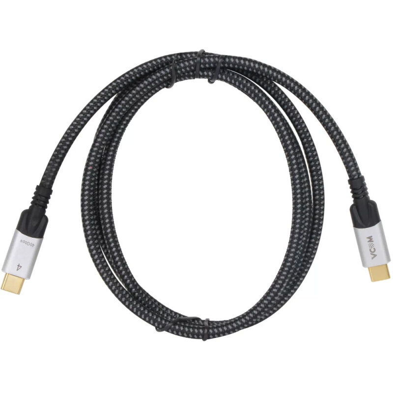 КабельVCOM CU560-1.2M USB4 TCM--TCM, 5K@60Hz, 40Gbps, PD 240W, 5A, 1.2м