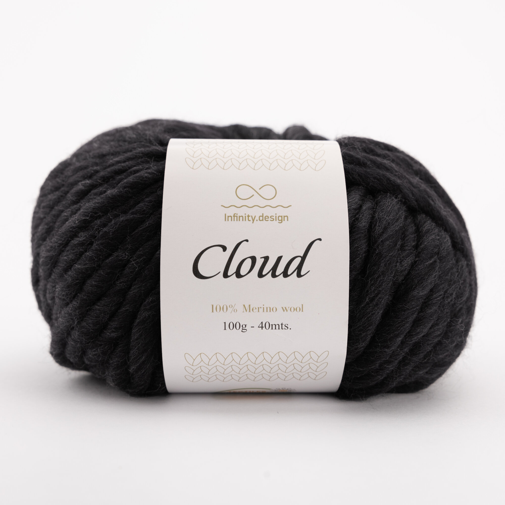 Пряжа INFINITY Cloud 0075 (2 мотка), 100% мериносовая шерсть, 100г, 40м