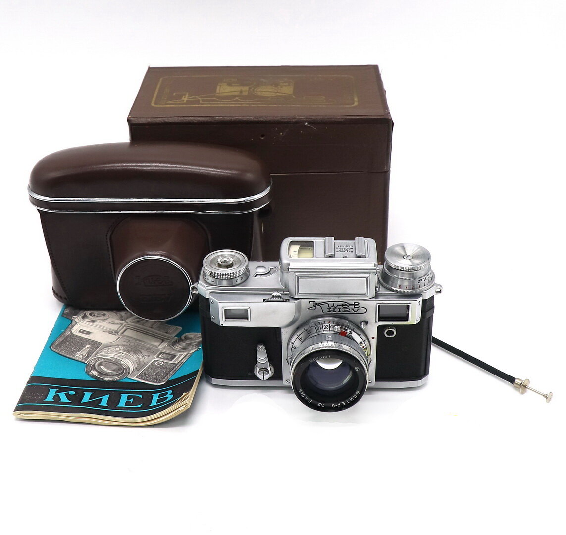 Советский фотоаппарат Киев 3А kit в упаковке