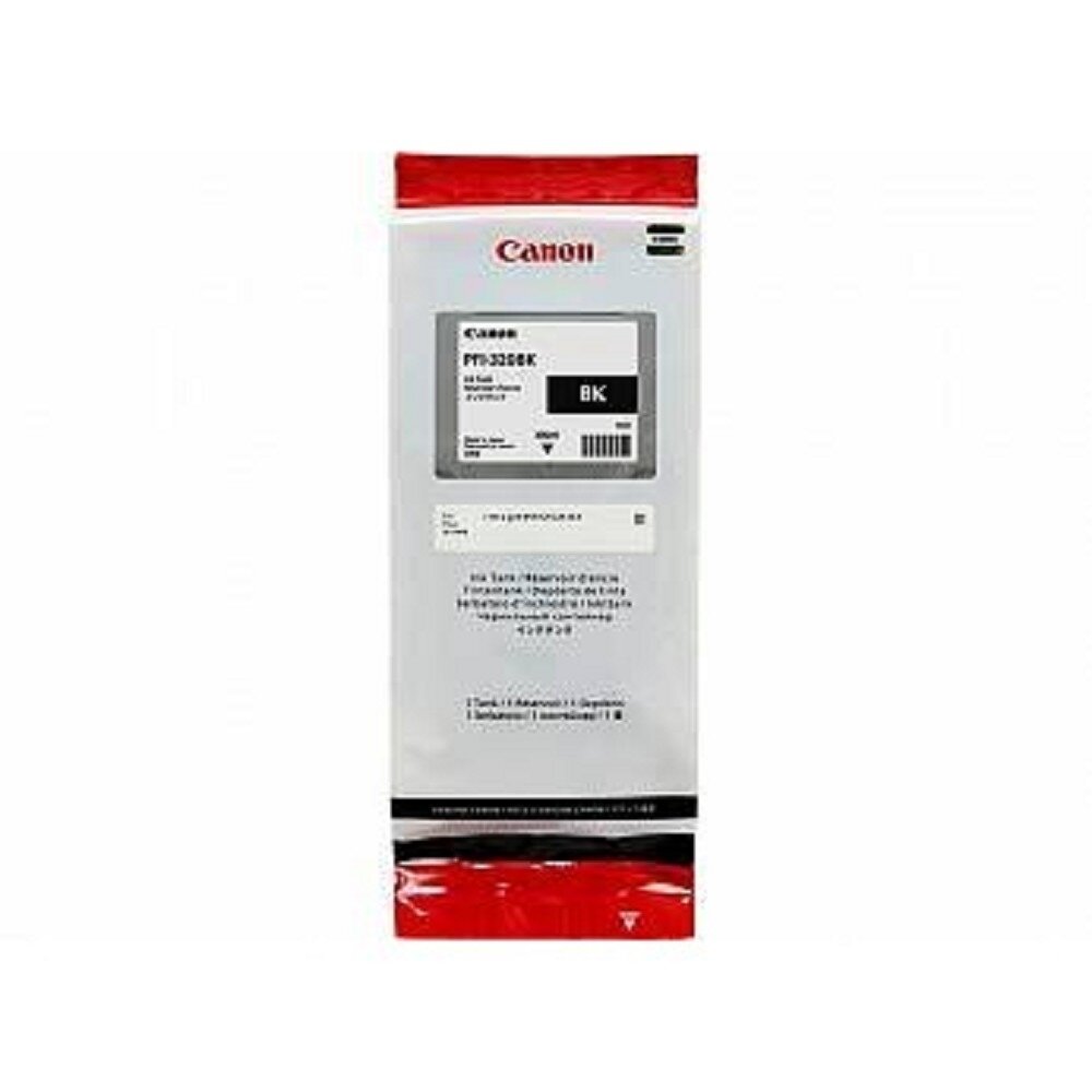 Картридж Canon PFI-320BK Картридж для Canon TM-200/TM-205/TM-300/TM-305, чёрный, 300 мл