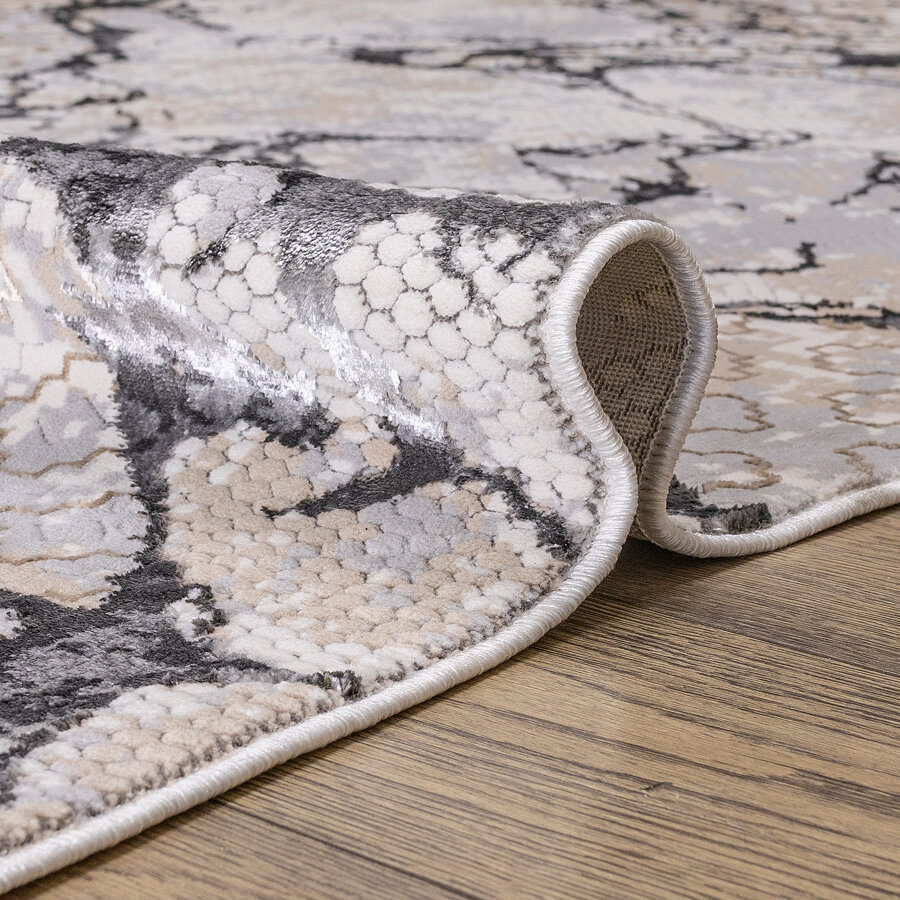 Ковер, Прямой, Бежевый, Серый, Золотисто-серый, Коричневый, Современный, на пол, в гостиную, спальню, в ассортименте (200 см. на 290 см.)