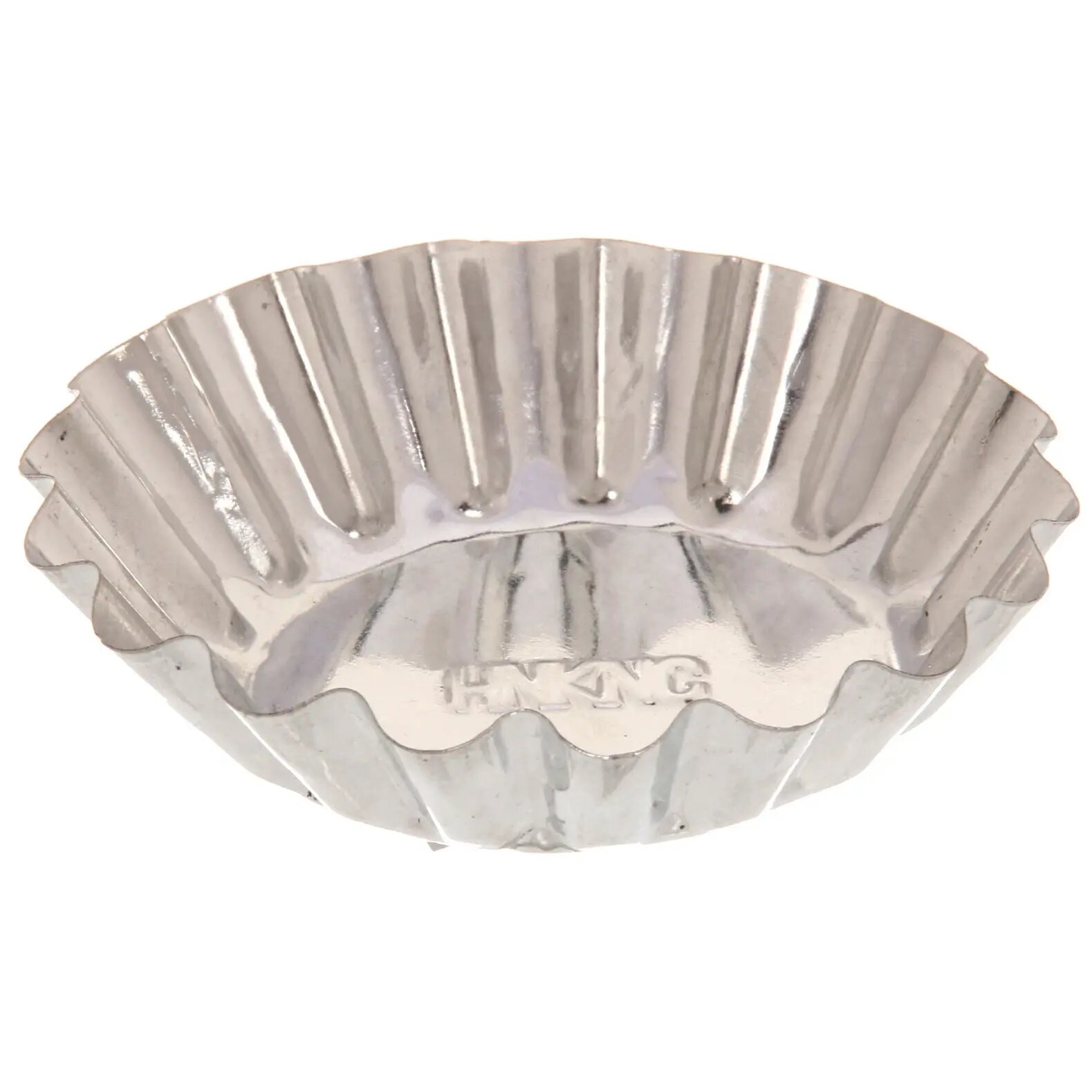 Форма для выпечки металлическая 20х80х55мм, рифленая, для кексов