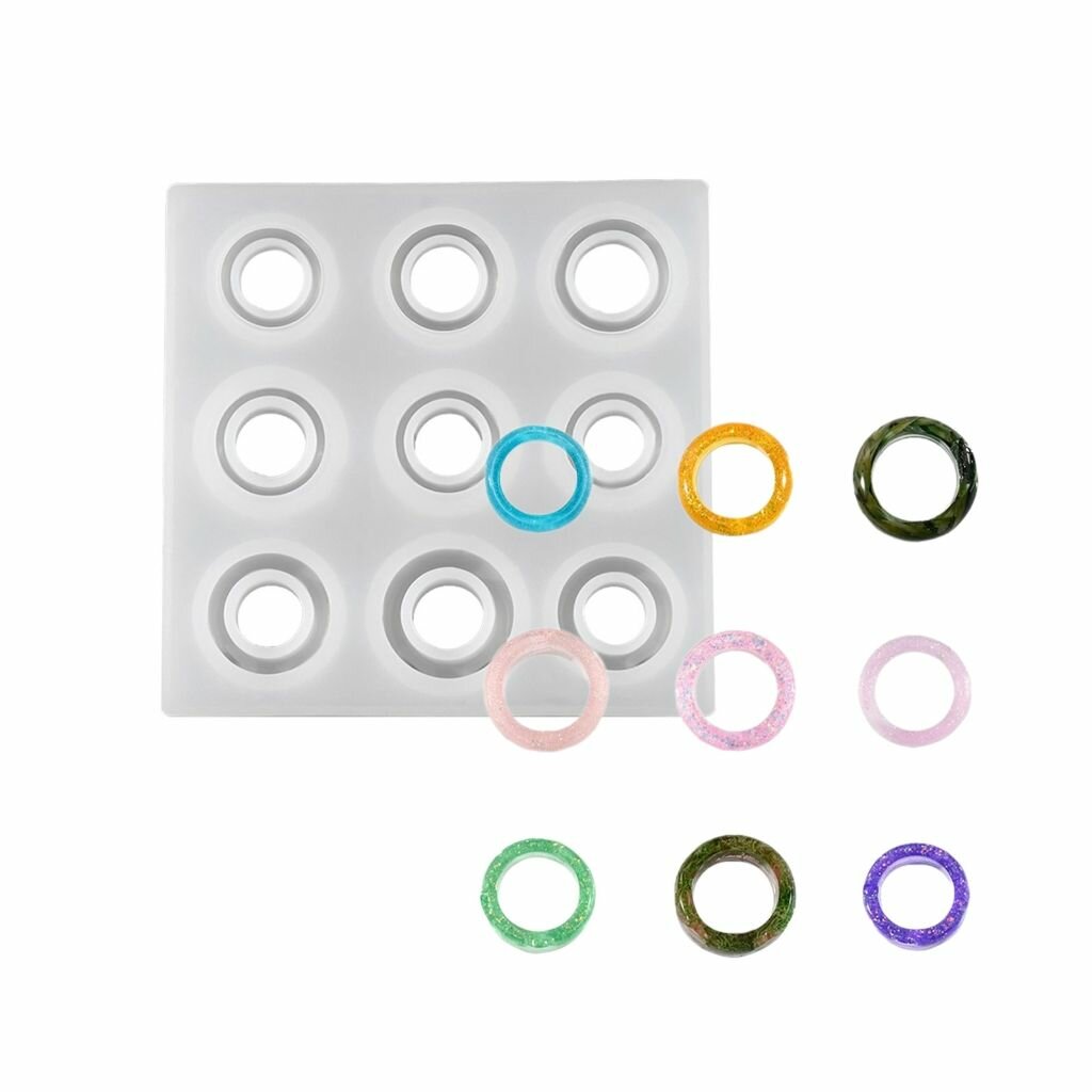 Силиконовая форма для бриллиантового кольца